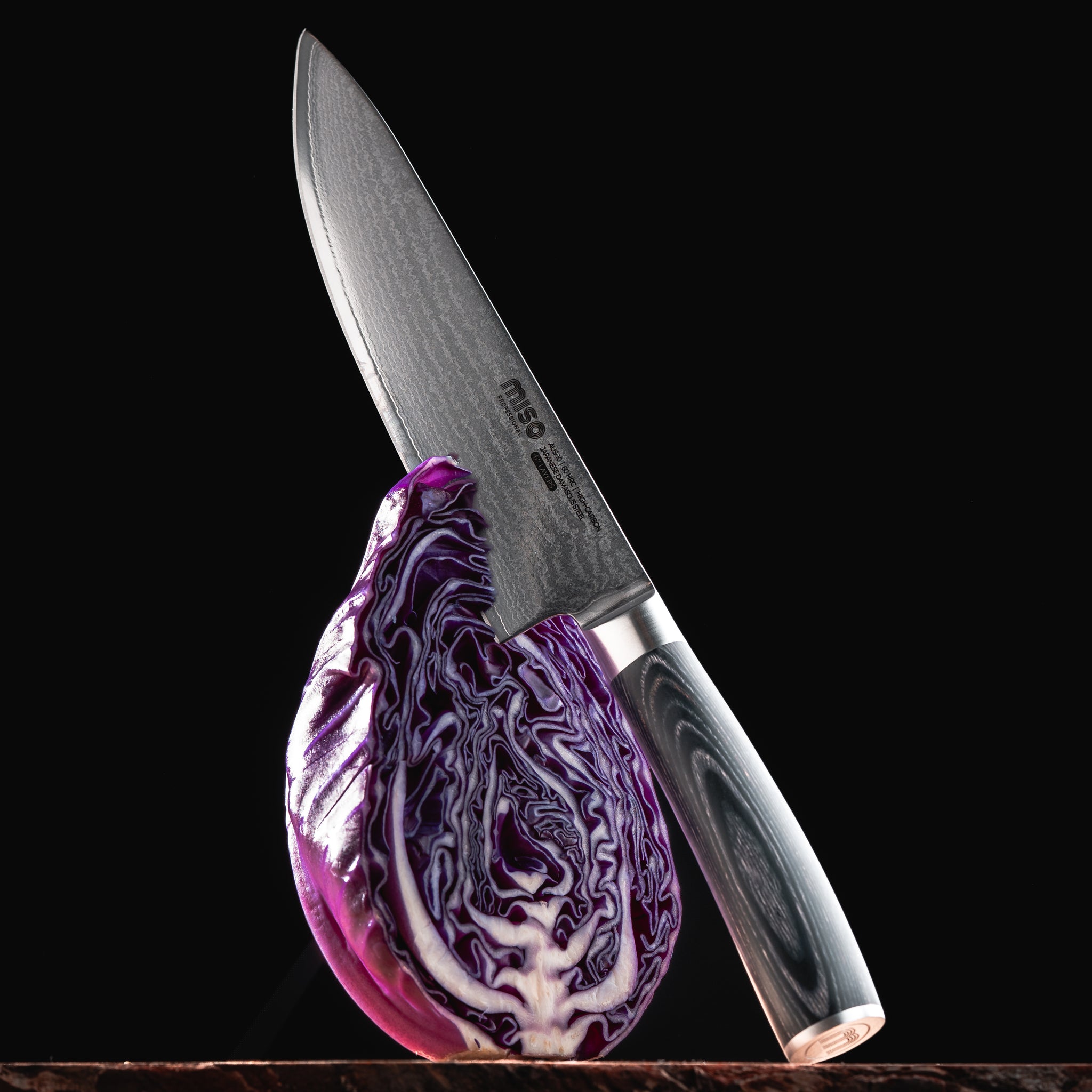 Miso Cookware - Damaskus Professional Kokkekniv - 20 cm / 8"